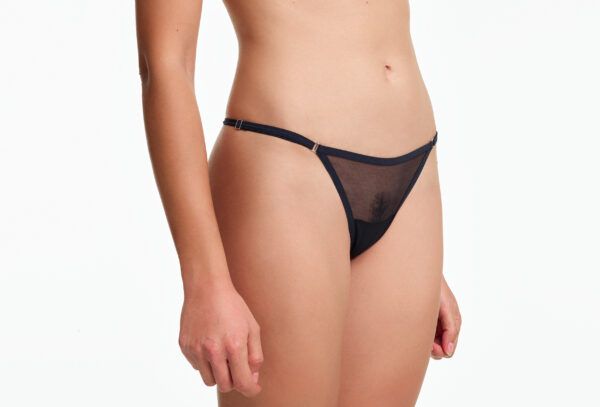 Jeanne Mini Thong Black Yasmine Eslami